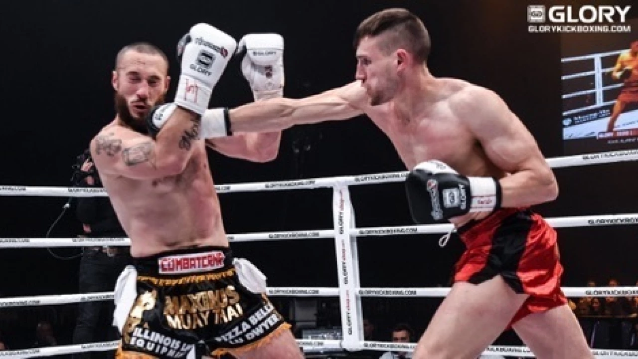 Bates' range proves problematic for Abraham - GLORY Kickboxing